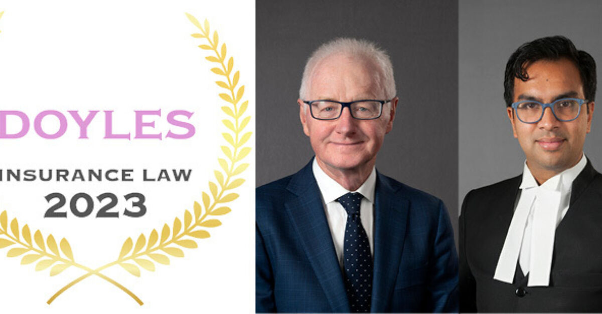 Leading Insurance & Personal Injury Law Barristers - Doyle's Guide 2023 | Foleys List