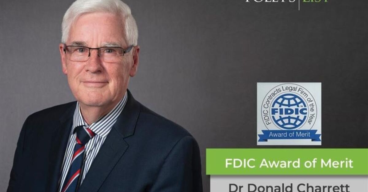 Congratulations Dr Donald Charrett received an Award of Merit at the ...