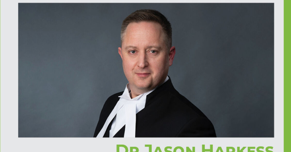 Welcome Dr Jason Harkess | Foleys List