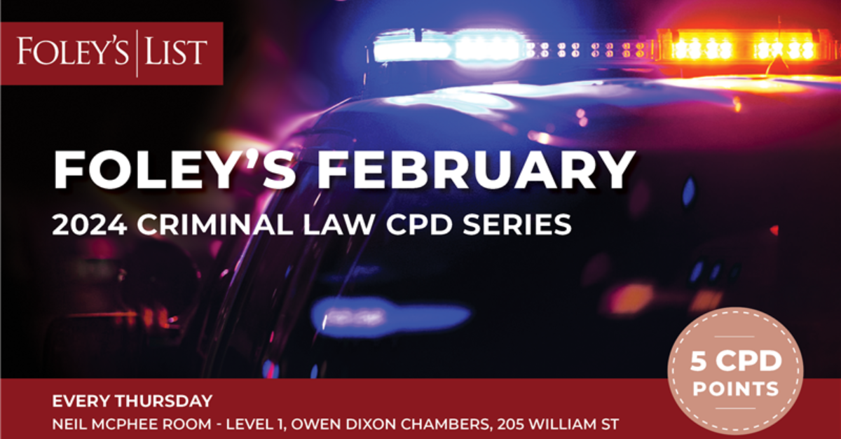 Register for Foley's February 2024 | Foleys List