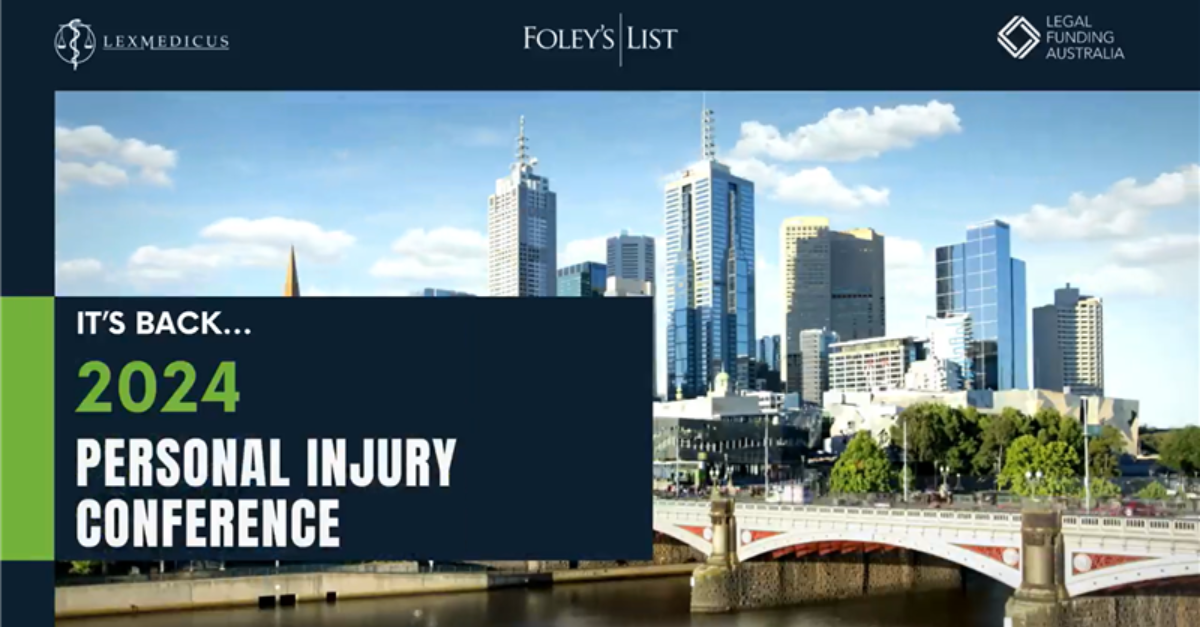 Register Now Personal Injury Conference 2024 | Foleys List