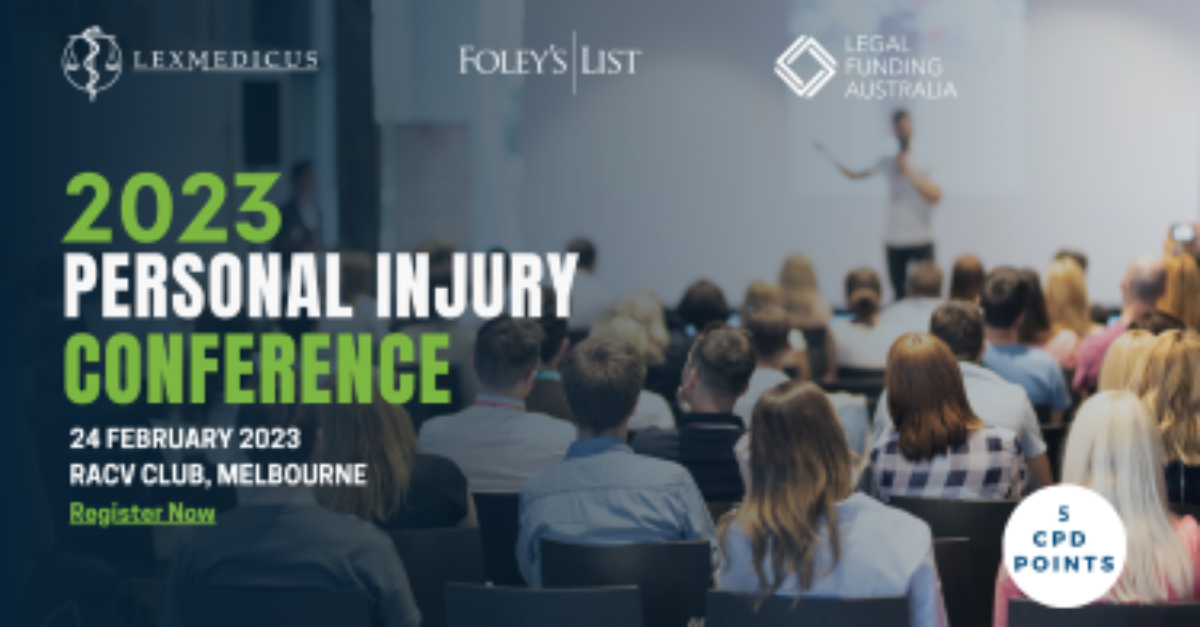 Register Now - Personal Injury Conference 2023 | Foleys List